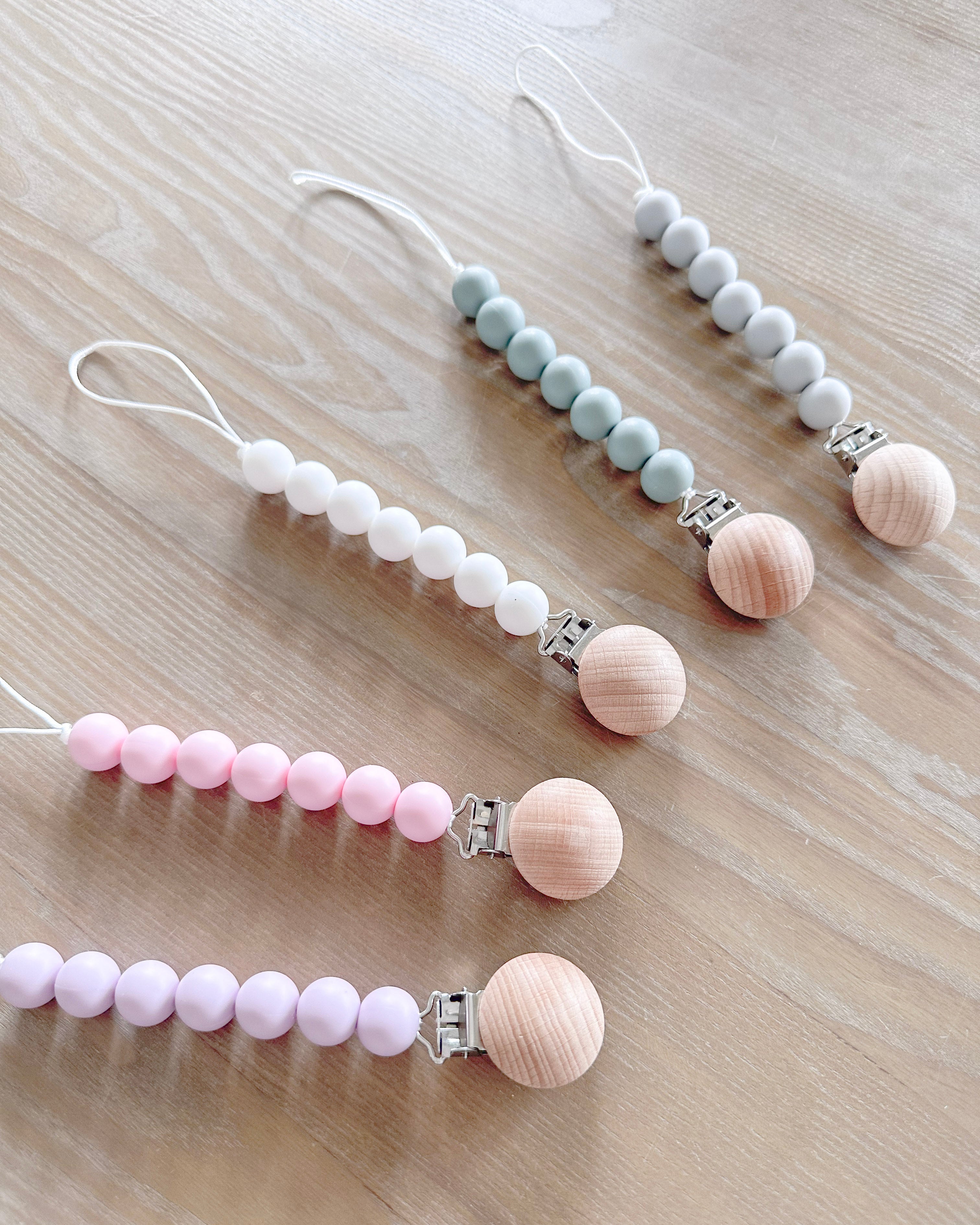 Silicone Teethers & Pacifier Chains | Accessories | Cosy Boutique NZ